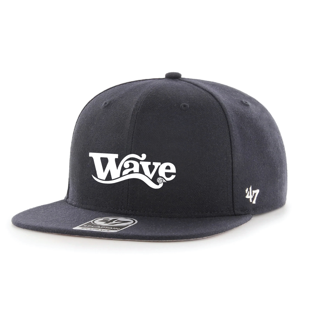 Wave Volleyball Flat Brim '47 Brand Cap (Embroidered Logo) – Konno Inc.