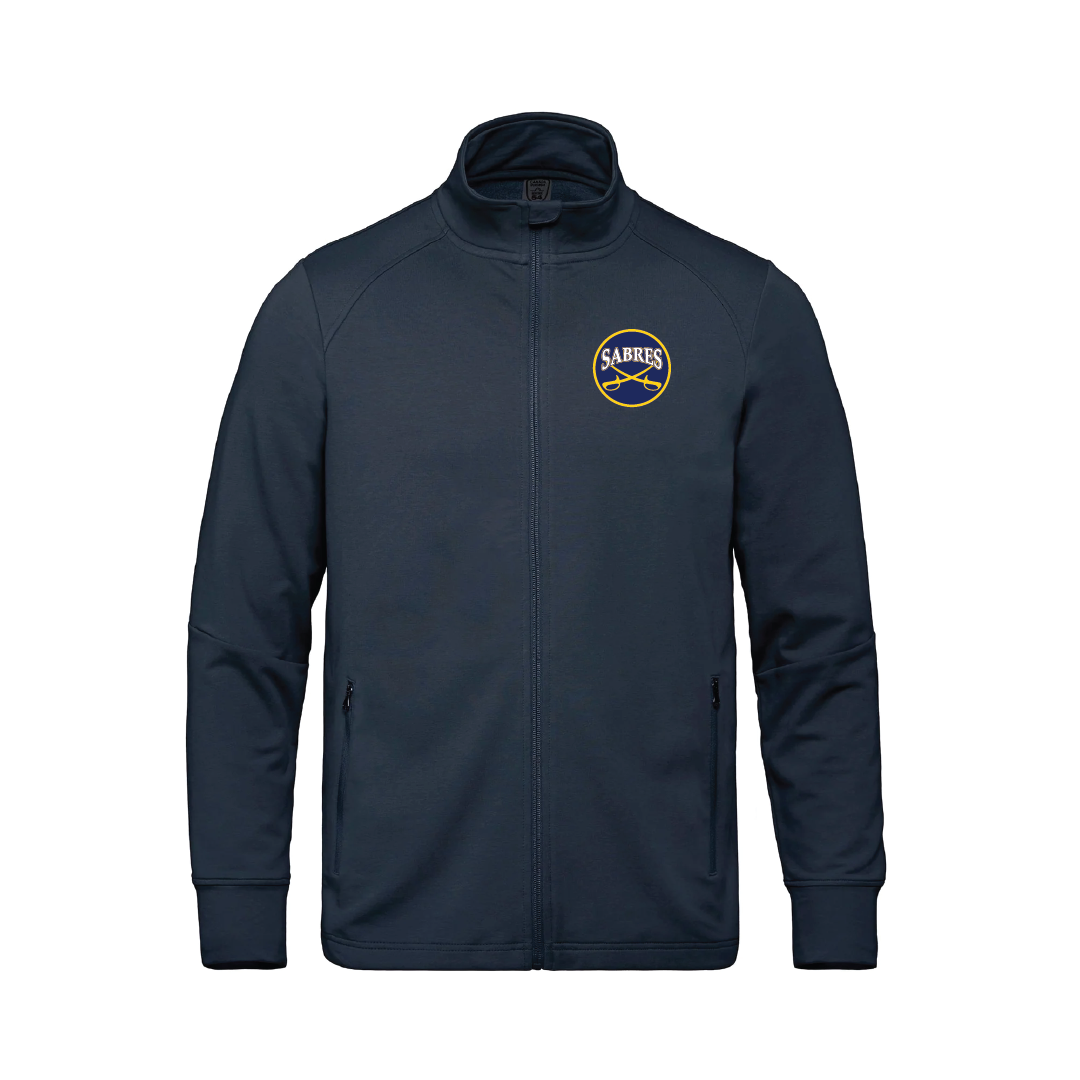 Baie Verte French Terry Performance Full Zip Sweatshirt (Patch Logo ...