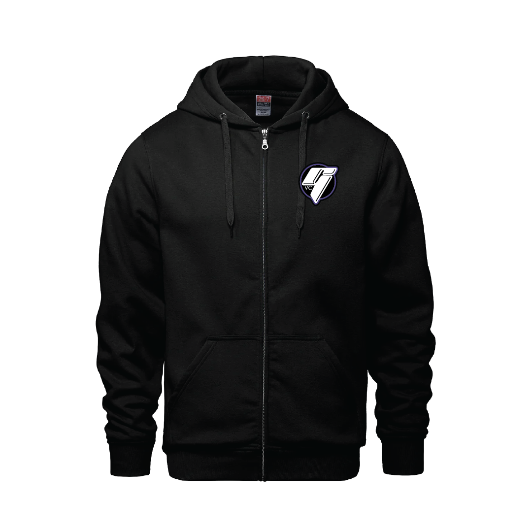 Galaxy Volleyball Full Zip Hooded Sweatshirt (Patch logo) – Konno Inc.