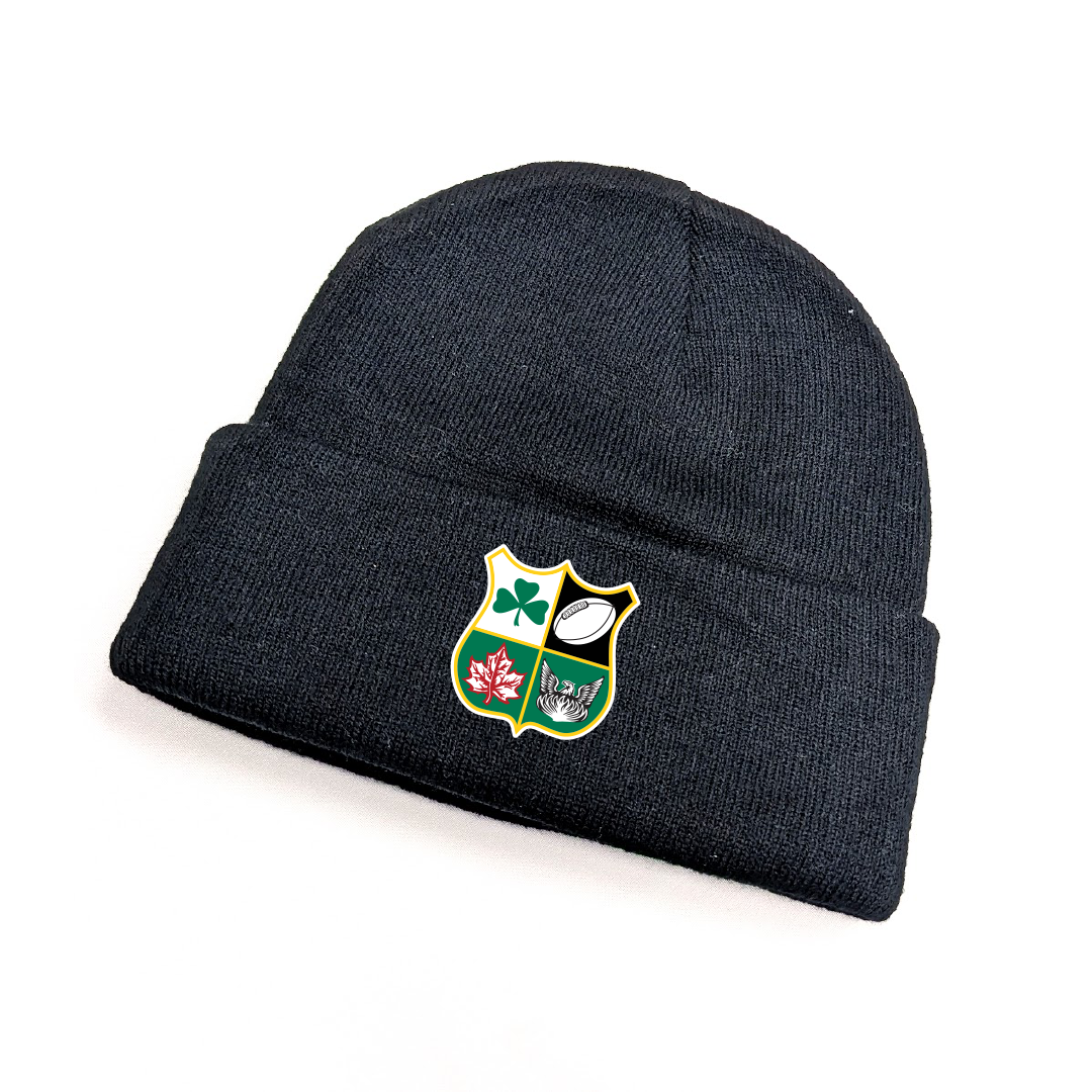 Markham Irish Knit Cuff Toque (Custom Patch Logo) – Konno Inc.