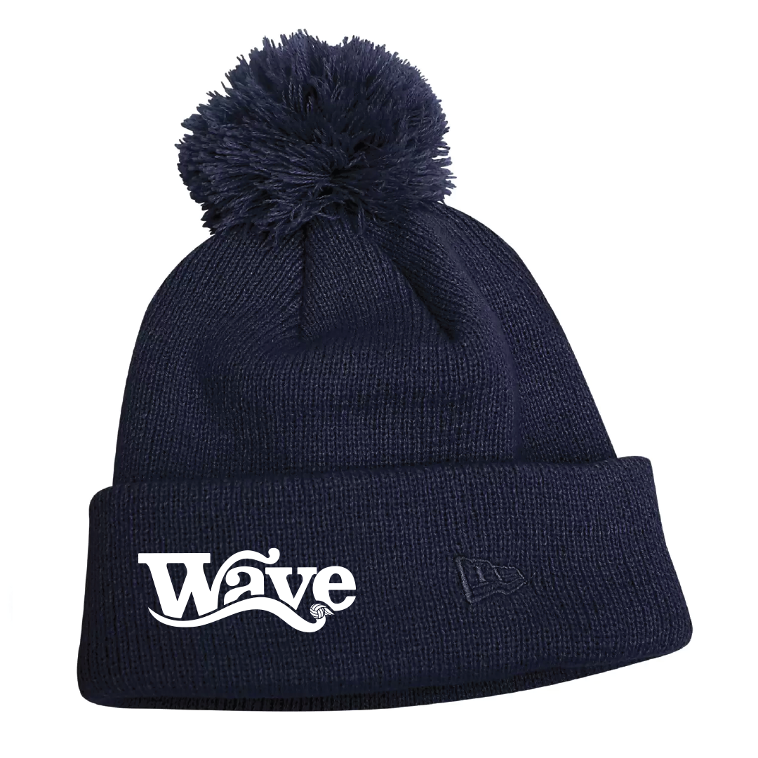Wave Volleyball New Era Pom Pom Toque (Embroidered Logo) – Konno Inc.