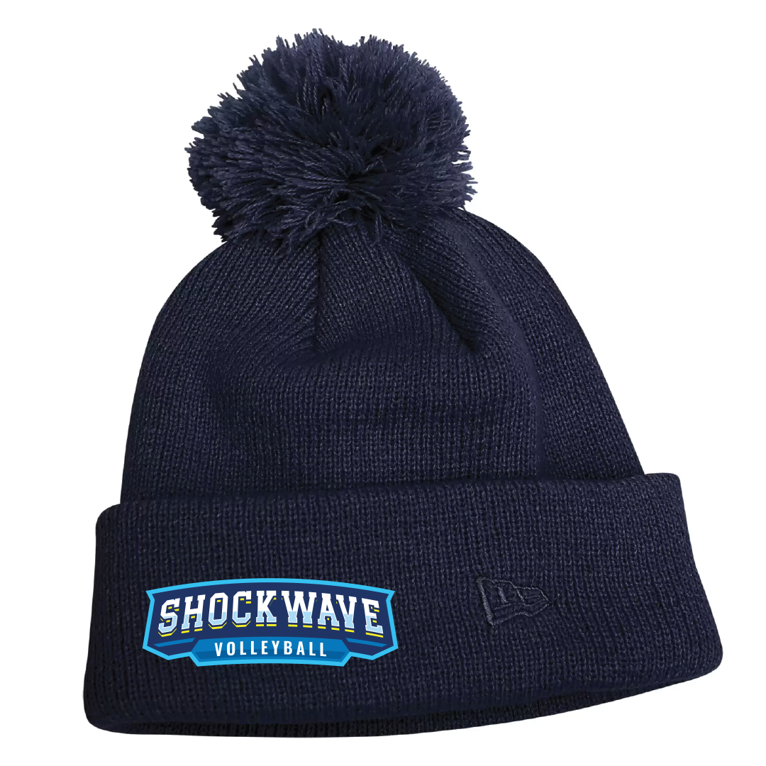 Shockwave Volleyball New Era Pom Pom Toque (Custom Patch Logo) – Konno Inc.