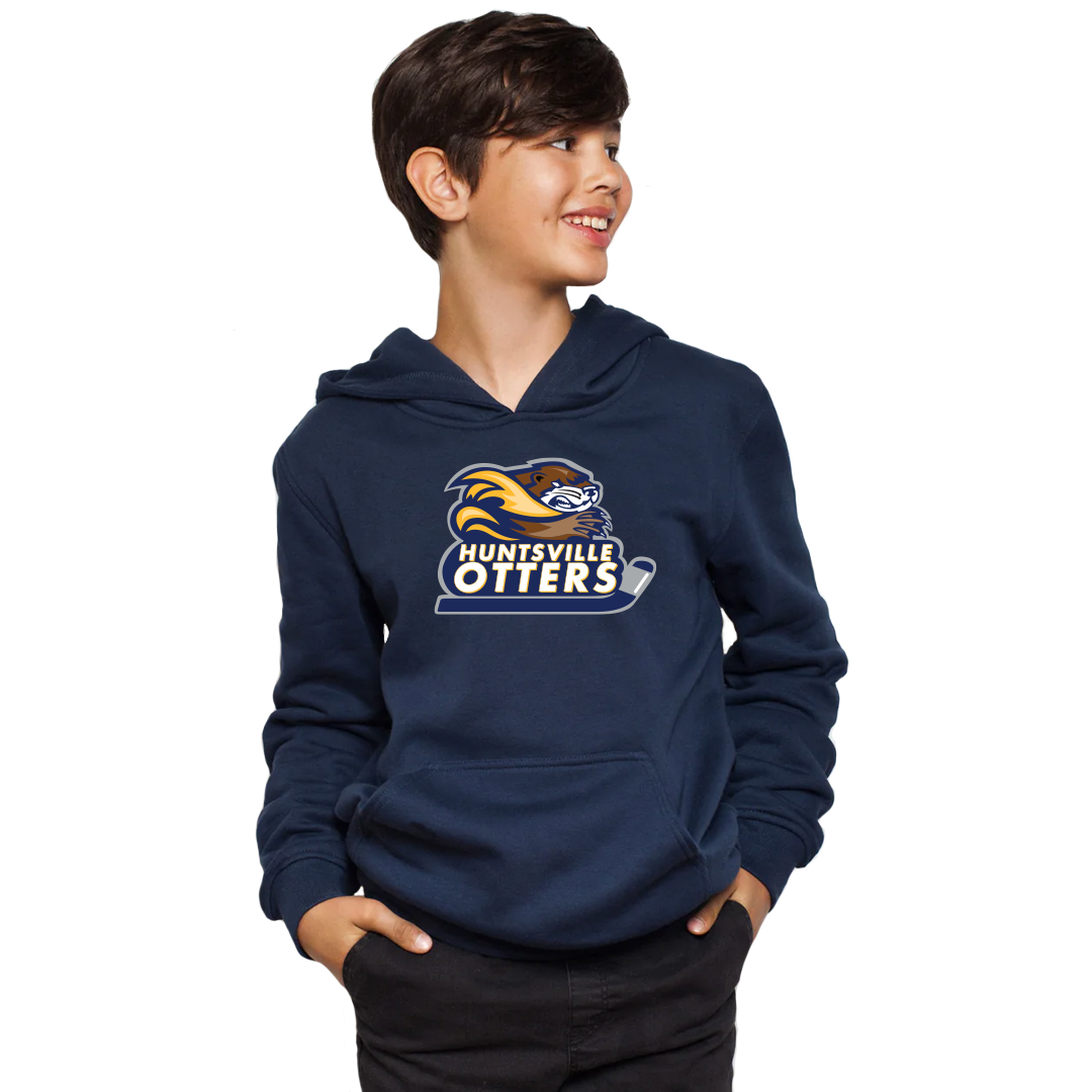 Otters Premium Navy Youth Hoodie (Patch Logo) – Konno Inc.