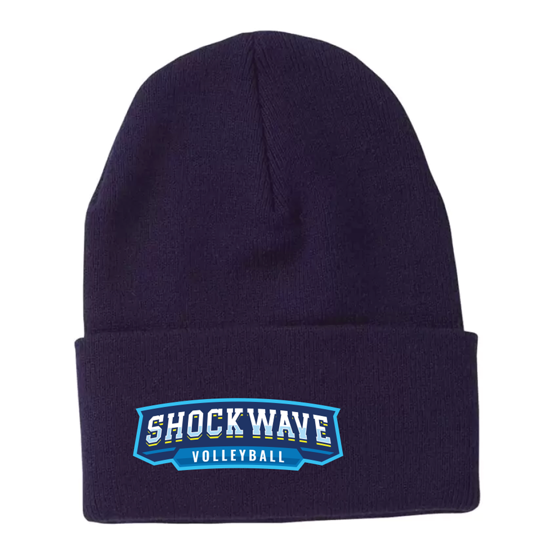 Shockwave Volleyball Knit Cuff Toque (Custom Patch Logo) – Konno Inc.